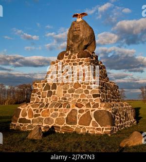Vehlitz Stadt Gommern Sachs-Anh Denkmal zur Erinnerung an die Schlacht ...