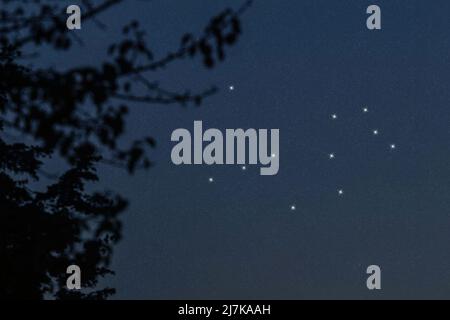 Pavo star constellation, Night sky, Cluster of stars, Deep space ...