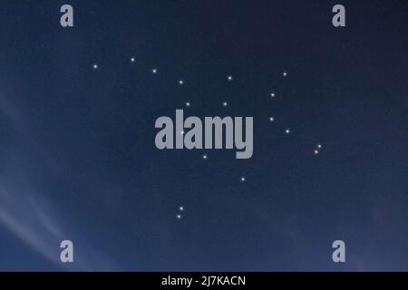 Ursa Major constellation, Cluster of stars, Great Bear constellation ...