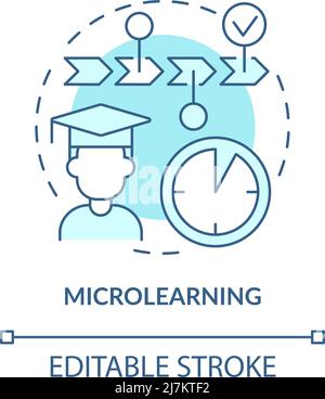 Microlearning concept icon Stock Vector Image & Art - Alamy