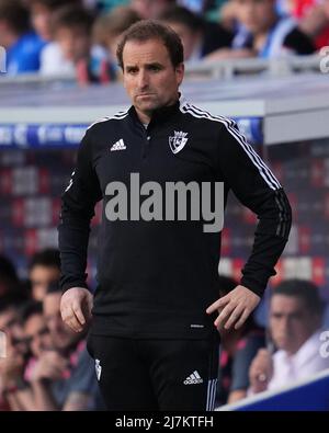 Jagoba Arrasate head coach of RCD Mallorca looks on during the LaLiga ...