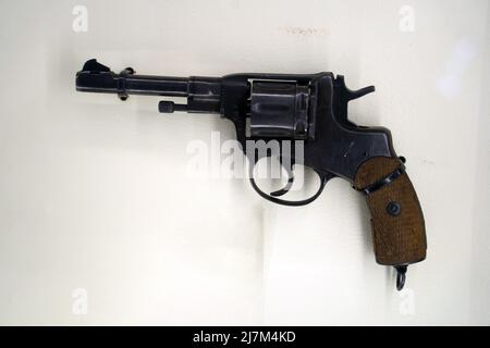 Russia Revolver of II world war detail Stock Photo - Alamy