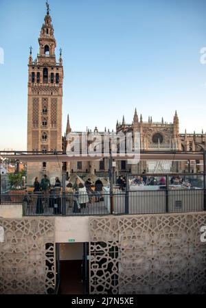 The EME Cathedral Mercer Hotel rooftop bar overlooking the Cathedral in ...