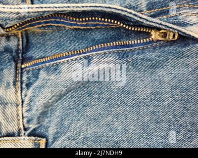 zipper zip denim jeans background abstract background cotton dress blue ...