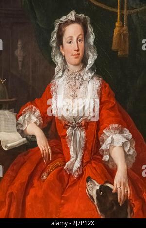 Portrait of the English Heiress and Art Patron Mary Edwards (1705-1743 ...