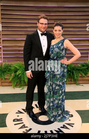 SETH ROGAN 2014 VANITY FAIR LOS ANGELES USA 03 March 2014 Stock Photo ...