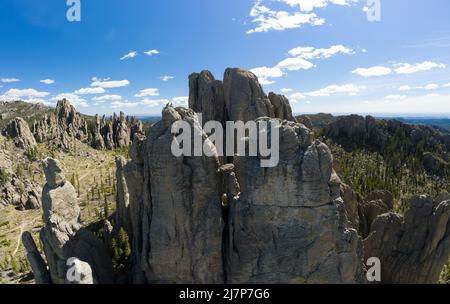 Rock Climbing in the Needles South Dakota USA Stock Photo - Alamy