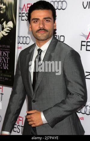 Oscar Isaac at the AFI FEST 2014 Opening Night Gala Premiere of 'A Most ...