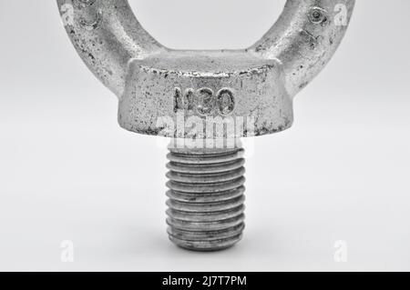 Galvanized steel metal with metric eye bolt, CE certified in accordance ...