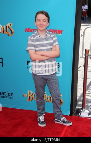 LOS ANGELES - SEP 21: Benjamin Stockman at the "The Boxtrolls" Los ...