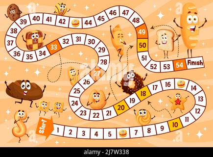 Cartoon cracker characters. Cute cookies with expressions, funny faces ...
