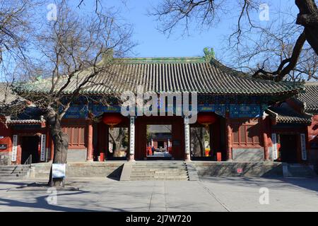 Traditional building in Dongyue temple in eastern central Beijing ...