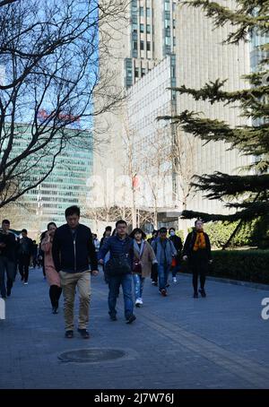 Chaoyangmen Outer Street in Beijing, China Stock Photo - Alamy