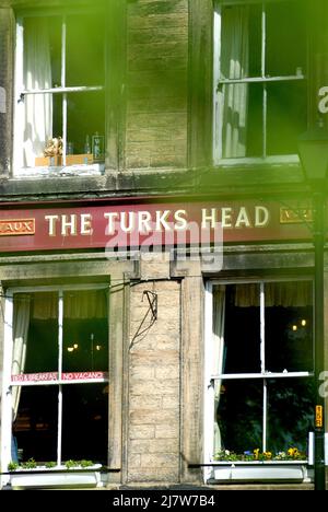 The Turks Head pub, Rothbury, Northumberland Stock Photo - Alamy