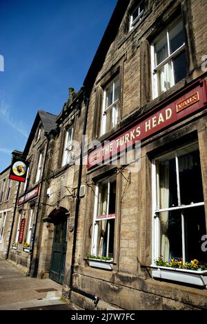 The Turks Head pub, Rothbury, Northumberland Stock Photo - Alamy