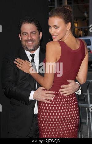Brett Ratner and Irina Shayk at the Los Angeles premiere of "Hercules ...