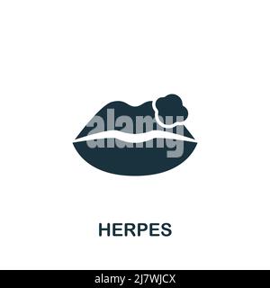 Warts icon. Monochrome simple Deseases icon for templates, web design ...