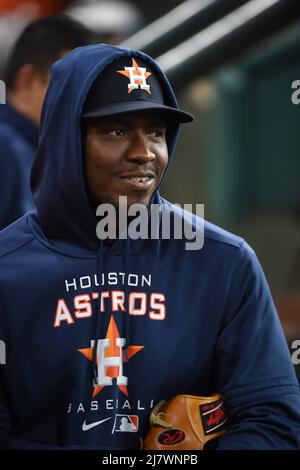 Detroit Tigers relief pitcher Rafael Montero throws during the ninth ...