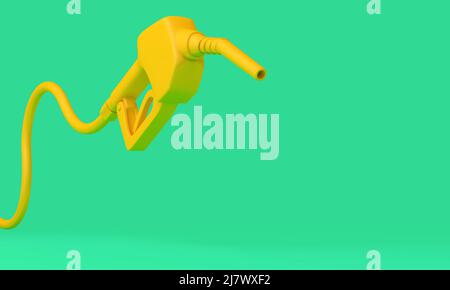 Gas station fuel pump abstract background. 3D rendering Stock Photo - Alamy