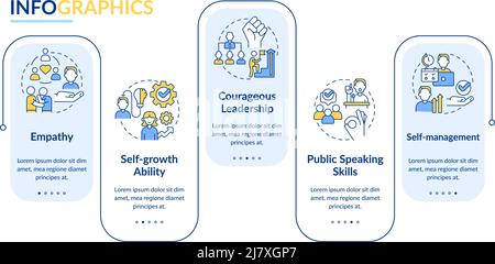 Vector Infographic template Soft Skills data visualization. 10 step options. Can be used for ...