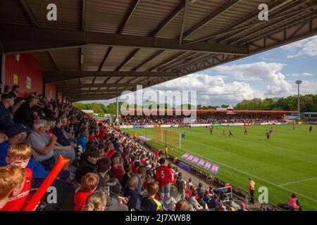 View from North Stand, The Lamex Stadium, Broadhall Way, Stevenage ...