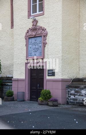 Castle Wittgenstein on the Hill of Bad Laasphe Stock Photo - Alamy