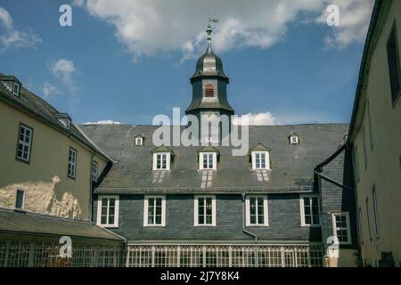 Castle Wittgenstein on the Hill of Bad Laasphe Stock Photo - Alamy