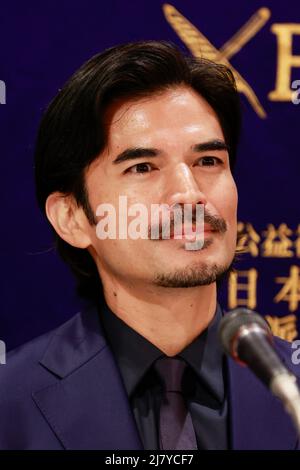 May 11, 2022, Tokyo, Japan: (L to R) Actor Shogen and producer Takahiro ...