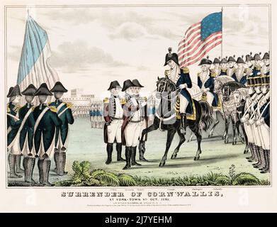 British Surrender at the Siege of York Town during the American ...