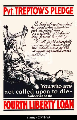 Pvt. Treptow's Pledge Stock Photo - Alamy