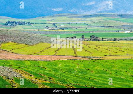 Aerial view of Ceres, Western Cape Province, South Africa Stock Photo ...
