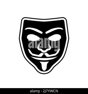 Anonymous person icon, confidentiality concept icon on white Stock ...