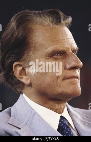Portrait of reverend Billy Graham Stock Photo - Alamy