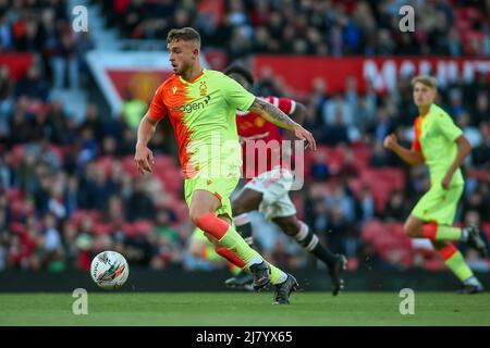 Manchester, UK. 11th May, 2022. Justin Hanks #6 of Nottingham Forest ...