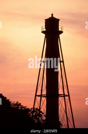 New Jersey - Finns Point. Finns Point Light Station, New Jersey. Finns ...