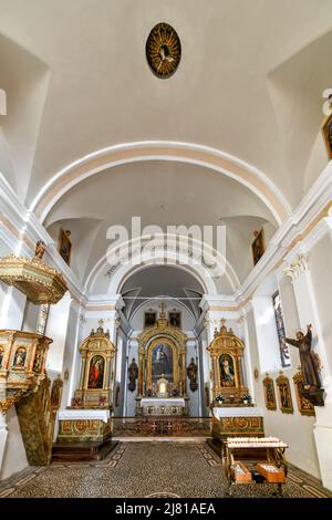 Ortisei, Italy - Aug 14, 2021: Neoclassical style Catholic Parish ...