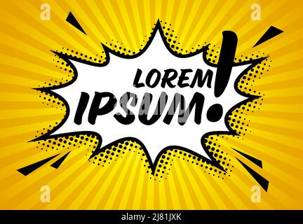Scream message balloon. Empty bubble for angry speech Stock Vector ...