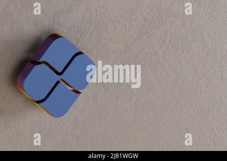 Beautiful abstract illustrations Pix symbol icons on a column and ...