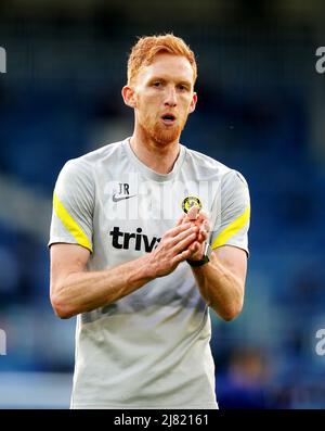Chelsea goalkeeping coach James Russell on the pitch during the warm up ...