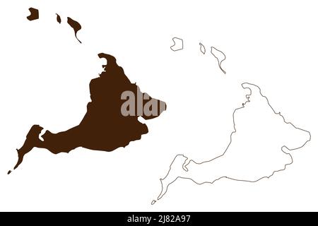 Rambutyo island (New Guinea, Pacific Ocean, Bismarck Archipelago ...