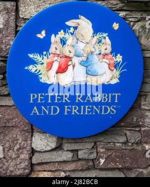 The Peter Rabbit and Friends shop on Saint Martin's Square in Bowness ...