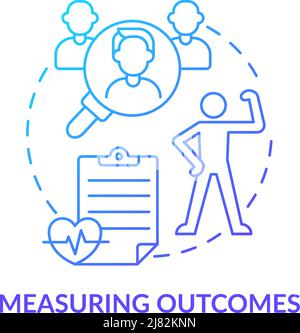 Measuring outcomes concept icon Stock Vector Image & Art - Alamy