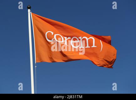 Flag from Corem Property Group AB, which is a Swedish real estate ...