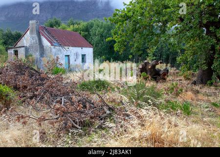Rustic old farm house: Before the Restoration Stock Photo - Alamy