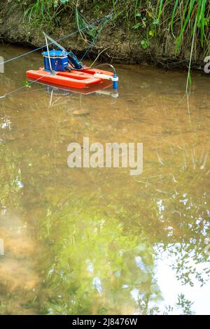 An acoustic Doppler current profiler (ADCP) underwater Abrolhos reefs ...