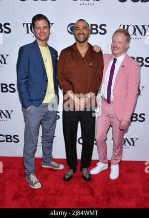 (L-R) Michael Oberholtzer, Jesse Williams and Jesse Tyler Ferguson ...