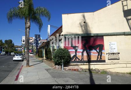 Billboards on the Sunset Strip in Los Angeles promoting Marlboro ...