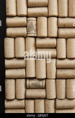 Background pattern of wine bottles corks Stock Photo - Alamy