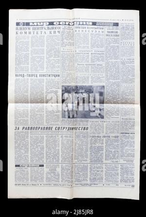 Pravda (Russian: Правда, "Truth") is a Russian broadsheet newspaper ...