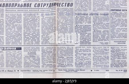 Pravda (Russian: Правда, "Truth") is a Russian broadsheet newspaper ...